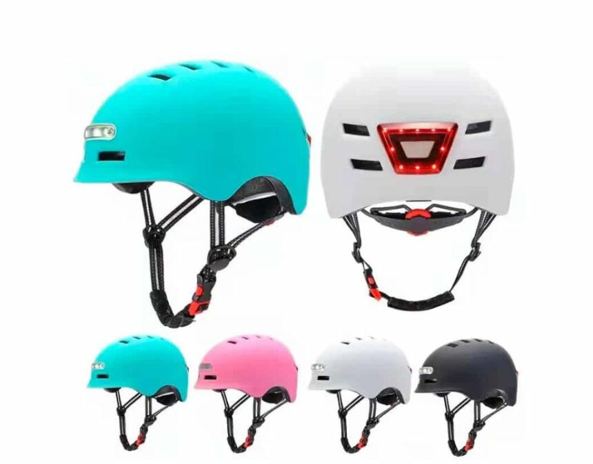 Casco con luz led – Modelo 2 | E-Planet Mobility Sevilla